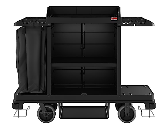 Suncast Commercial Housekeeping Cart Standard 49 34 x 24 Black - Office ...