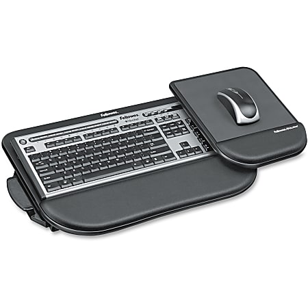 Fellowes Tilt n Slide Pro Keyboard Manager Black - Office Depot