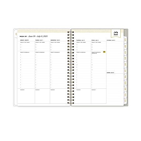 2025 2026 Day Designer Tess CYO WeeklyMonthly Academic Planning ...
