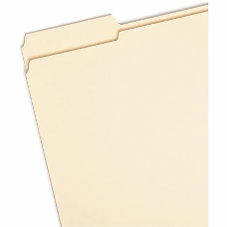 Smead 13 Cut Manila File Folders Letter Size 100percent Recycled Manila ...