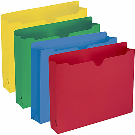 Smead Heavyweight Color File Jackets Letter Size 2 Expansion Assorted ...