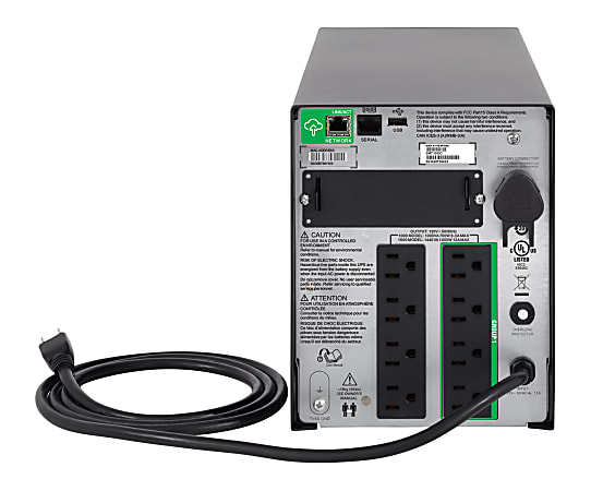 APC Smart UPS 8 Outlet Stand Alone Tower Uninterruptible Power Supply ...