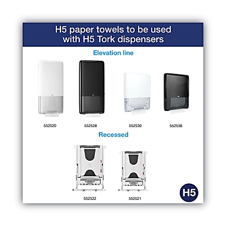 Tork PeakServe Continuous Hand Towel 1 Ply 7.91 x 8.85 White 270 ...