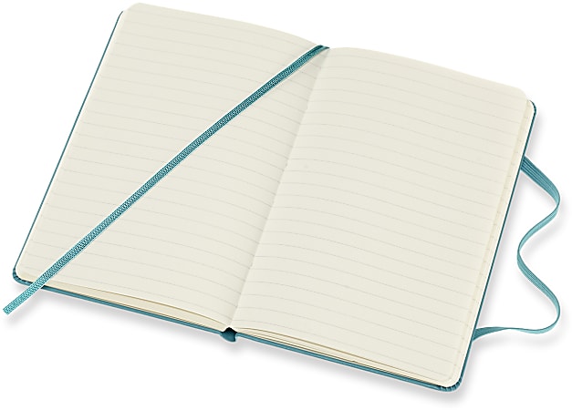 Moleskine Classic Hard Cover Notebook 3 12 x 5 12 Ruled 192 Pages Reef ...