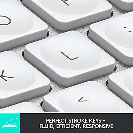 Logitech MX Keys Mini Minimalist Wireless Illuminated Keyboard Pale ...