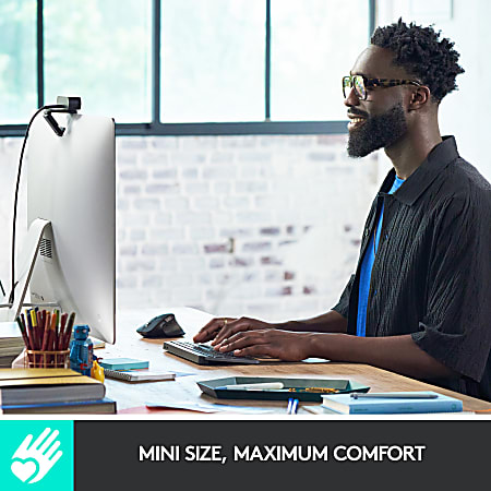 Logitech MX Keys Mini Minimalist Wireless Illuminated Keyboard Pale ...
