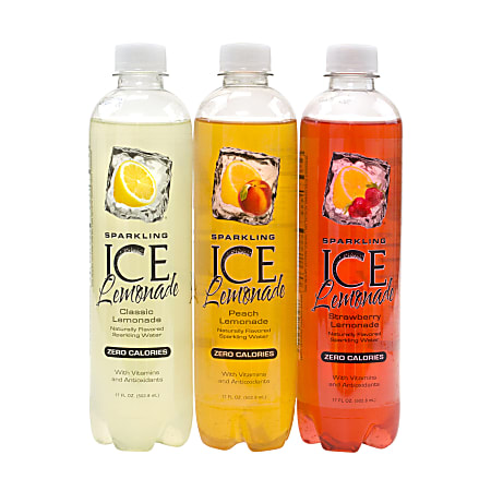 Sparkling ICE Sparkling Lemonade 17 Oz Pack Of 24 Bottles - Office Depot