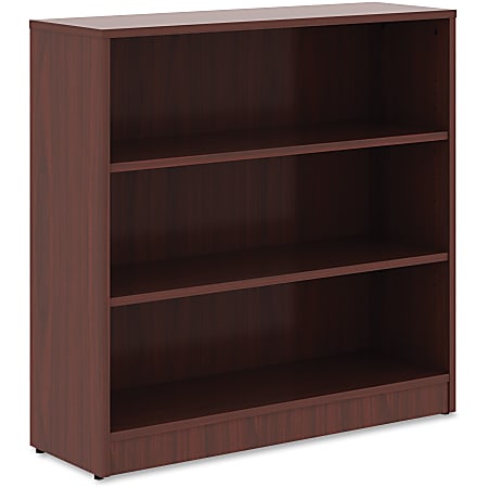Lorell 36 H 3 Shelf Bookcase Mahogany - Office Depot
