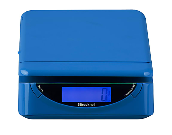 Brecknell Electronic Postal Scale 25 Lb Capacity Blue - Office Depot
