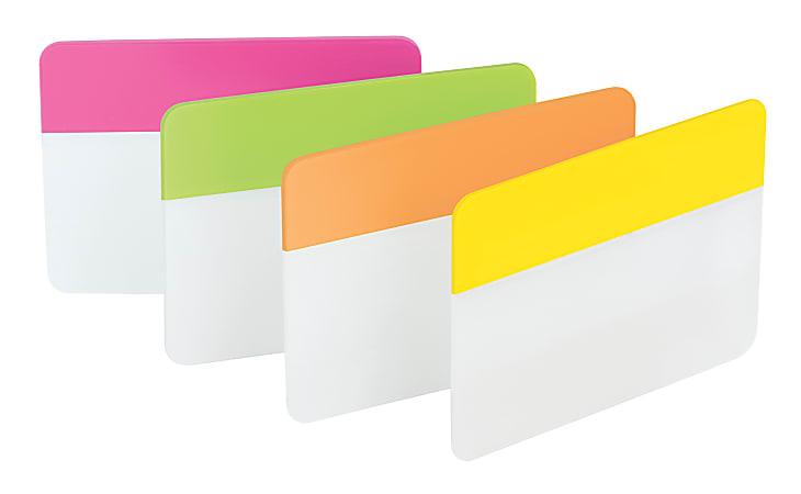 Post it Notes Durable Filing Tabs 2 x 1 12 Assorted Colors 686PLOY 6 ...