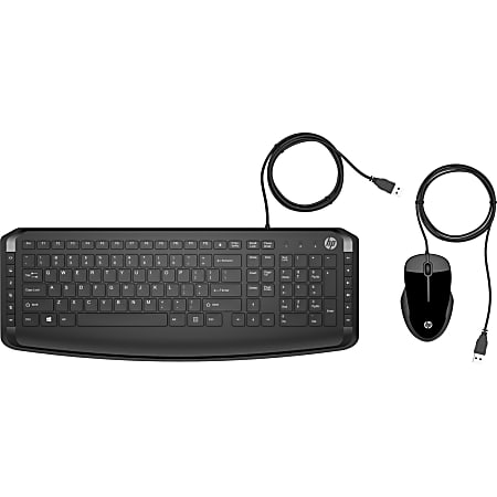 HP Pavilion 200 Keyboard And Mouse Combo Black 6313746 - Office Depot