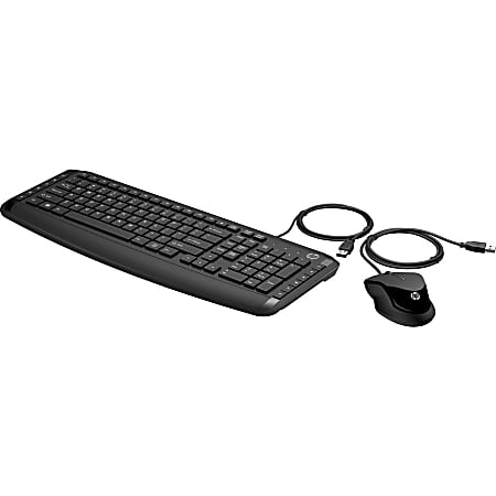HP Pavilion 200 Keyboard And Mouse Combo Black 6313746 - Office Depot