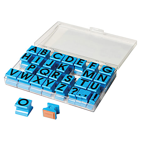 Educational Insights Uppercase Alphabet Stamps Custom Message Stamp ...