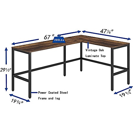 Metal desk frame store