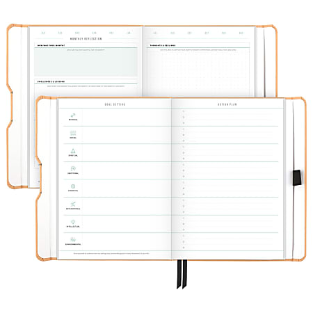 AT A GLANCE FOUNDATION WELLNESS Planner Small 5 12 x 8 12 - Office Depot