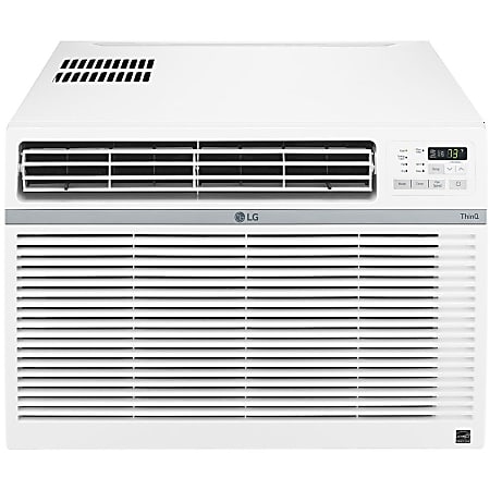 LG 15000 BTU Window Air Conditioner with Wi Fi Control in White Cooler ...