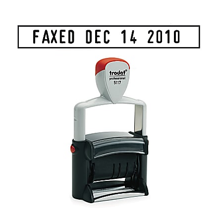 Trodat Professional Heavy Duty 12 Message Date Stamp - Office Depot