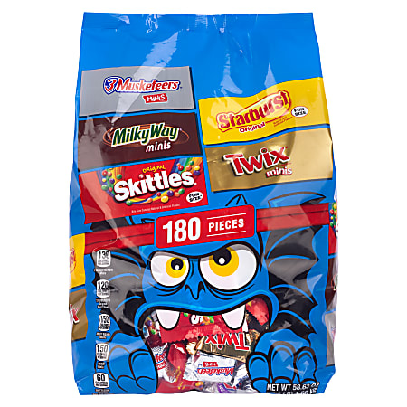 Mars Mixed Chocolate Sugar Variety Halloween Bundle 78.76 Oz Pack Of ...