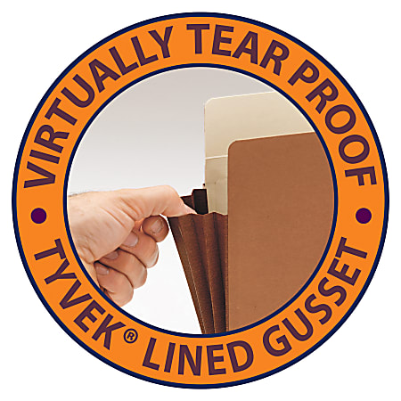 Smead Easy Access Top Tab Tyvek File Pockets Letter Size 3 12 Expansion ...