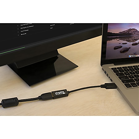 Plugable DisplayPort To HDMI Passive Adapter Supports Windows And Linux Systems And Displays Up