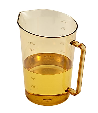 Cambro High Heat Measuring Cup 128 Oz Amber - Office Depot