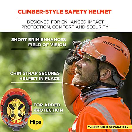 Ergodyne Skullerz 8975 MIPS Class C Safety Helmet With MIPS Technology ...