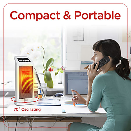 BlackDecker 1500 Watt Oscillating Portable Ceramic Tower Heater 17 1316 ...