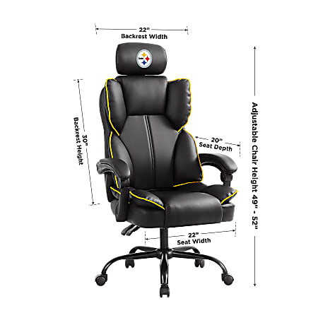 Imperial NFL Champ Ergonomic Faux Leather Computer Gaming Chair ...