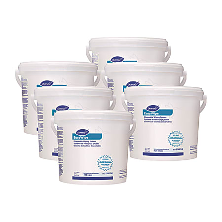 Diversey Easywipe Disposable Wiping Refill 8.63 x 24.88 White 125Bucket 6Carton - ODP Business ...