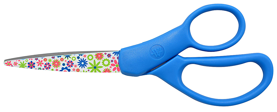 Westcott Student Fun And Fashionable Scissors 7 Pointed Floral - Office ...