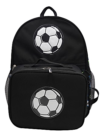 Office Depot Brand School Backpack and Lunch Box Set Soccer - Office Depot