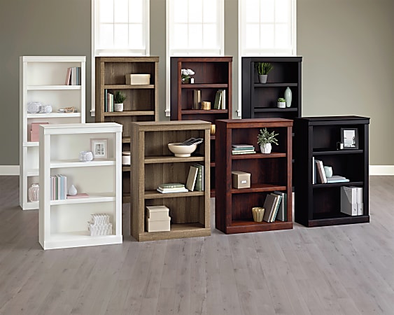 Realspace 45 H 3 Shelf Bookcase Arctic White