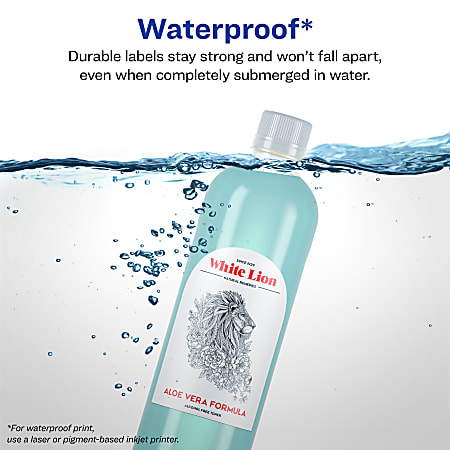 Avery Waterproof Permanent Labels With Sure Feed 94126 WMF100 Arched 3 ...