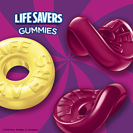 Life Savers Gummies Wild Berry 7 Oz.Bag - Office Depot