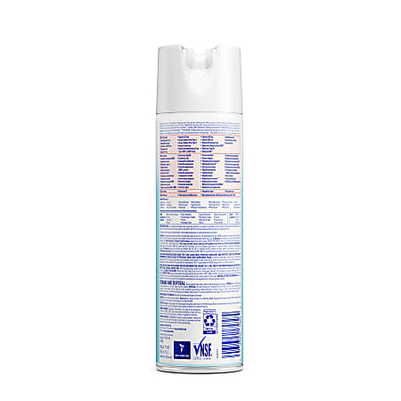 Lysol Professional Disinfectant Spray Crisp Linen Scent 19 Oz Bottle ...