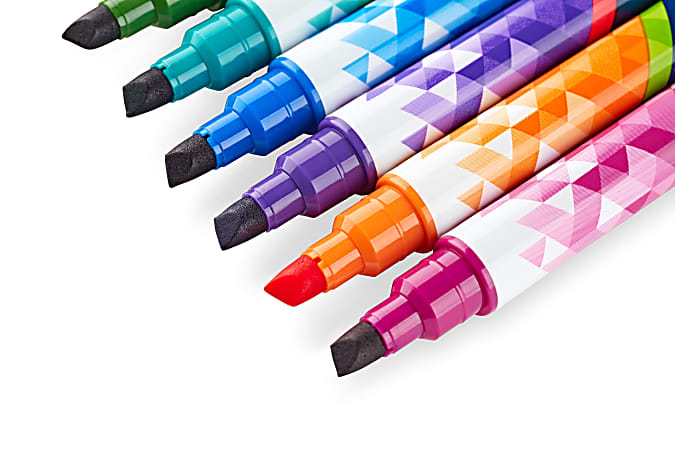 Crayola® Color Change Doodle Markers, Chisel Points, Assorted Barrel ...