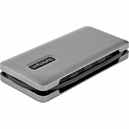 StarTech.com 4 Port USB C Hub USB 3.1 10Gbps 100W Power Delivery Pass ...