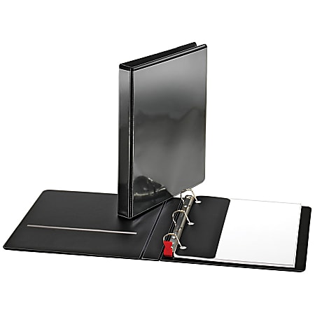 Sparco Locking View 3 Ring Binder 1 D Rings 44 Recycled Black - ODP ...