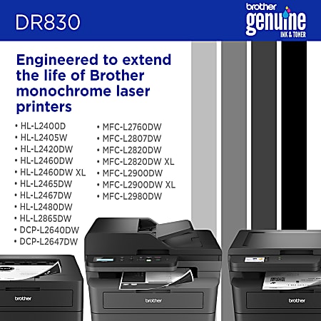 Brother DR830 Printer Drum Unit - Office Depot