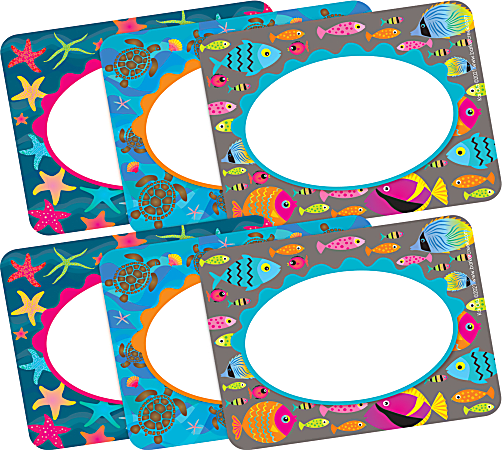 Barker Creek Self Adhesive Name Tags 2 34 x 3 12 Kai Ola 45 Name Tags ...