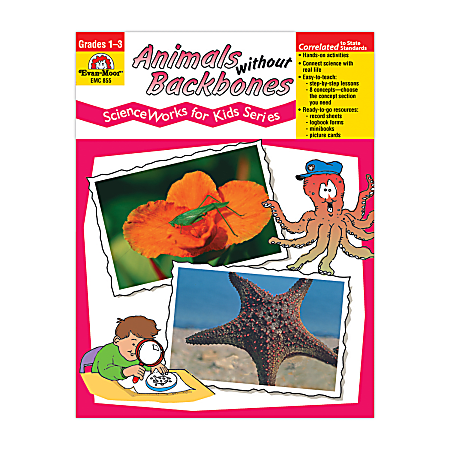 Evan Moor ScienceWorks For Kids Animals Without Backbones Grades 1 3 ...