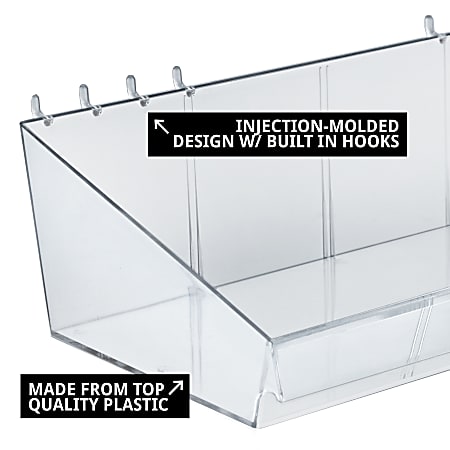 Azar Displays Divider Trays With Removable Dividers 4 H x 13 W x 6 D ...