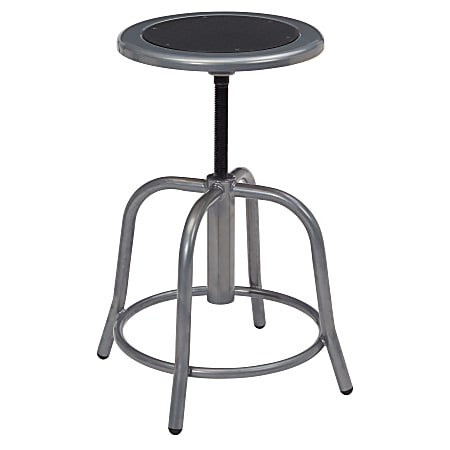 National Public Seating 18 24 Height Adjustable Swivel Stool Black ...
