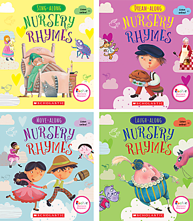 Scholastic Library Publishing Rookie Nursery Rhymes 4 Book Set - Office ...