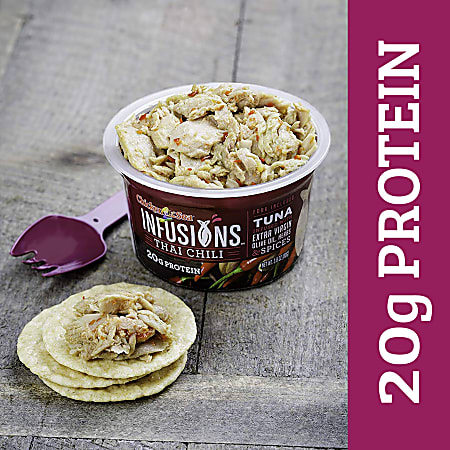 Chicken of the Sea Infusions Thai Chili Tuna 2.8 Oz Pack Of 6 Cups ...
