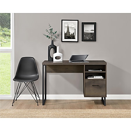 Ameriwood Home Candon 45 W Computer Desk Medium Brown - Office Depot