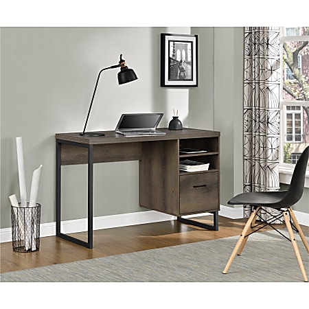 Ameriwood Home Candon 45 W Computer Desk Medium Brown - Office Depot