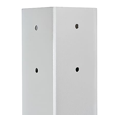Mail Boss In Ground Mailbox Post 46 H x 4 W x 4 D White - Office Depot