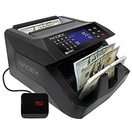 Nadex Coins V1010 Bill Counting Machine 11 12 H x 12 1316 W x 7 1116 D ...