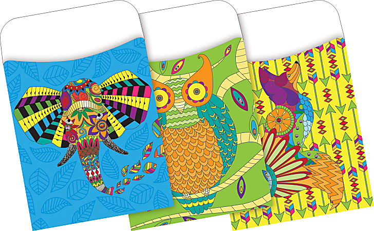 Barker Creek Classroom Decor Set Bohemian Animal - Office Depot